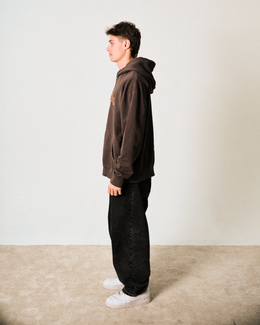 Iconic Bm Dark Brown Hoodie – BMCollective